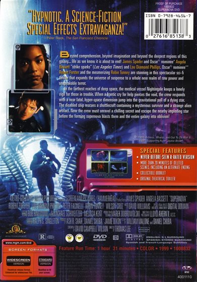 Supernova - DVD - 027616851383 - United States - 8/22/2000 - My Movies